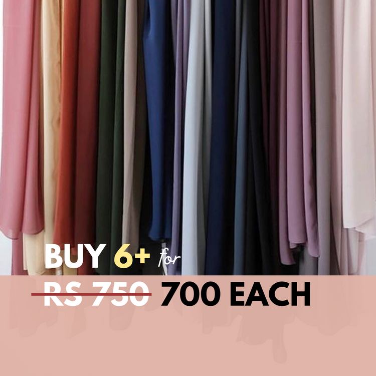 Georgette Hijabs – The Women Zone - A Hijab & Abaya Brand