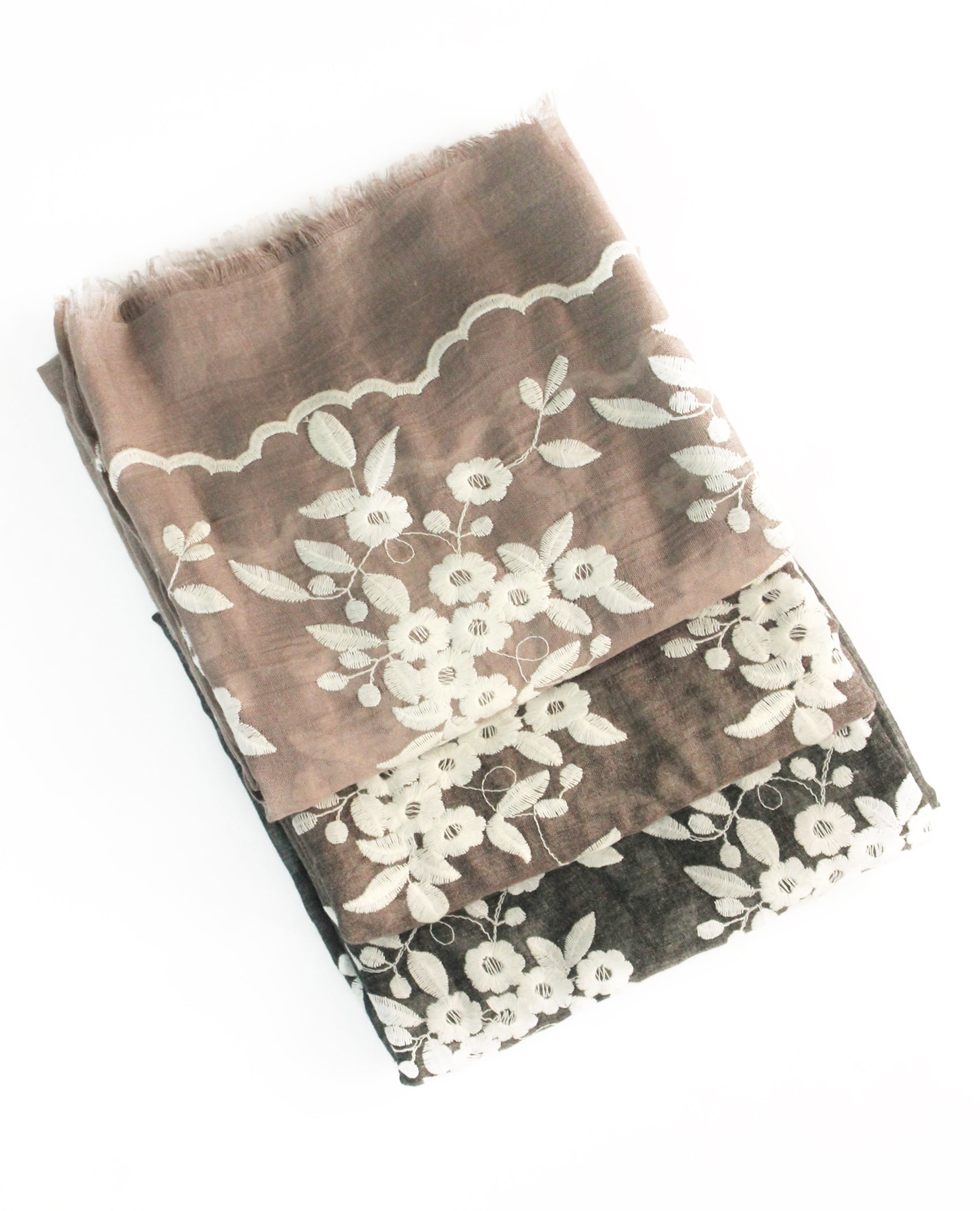 Wildflower Embroidered Hijabs – The Women Zone - A Hijab Brand