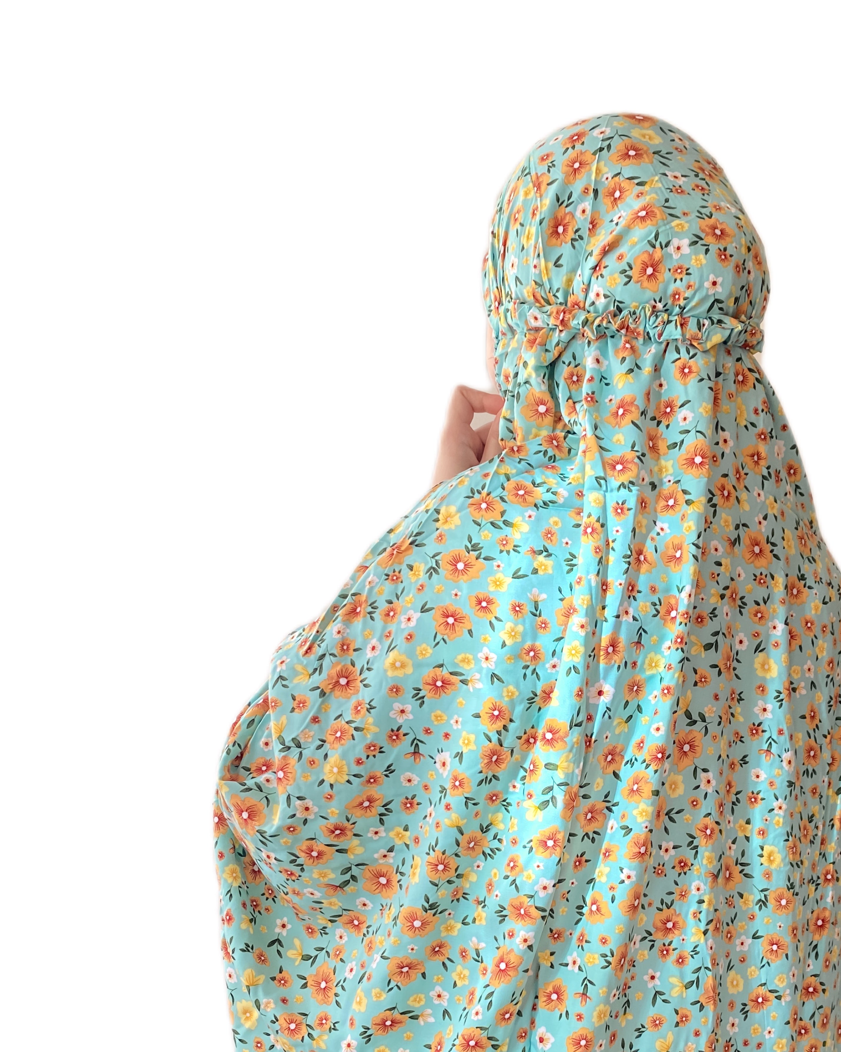 Namaz Chadar With Sleeves - Maria – The Women Zone - A Hijab & Abaya Brand