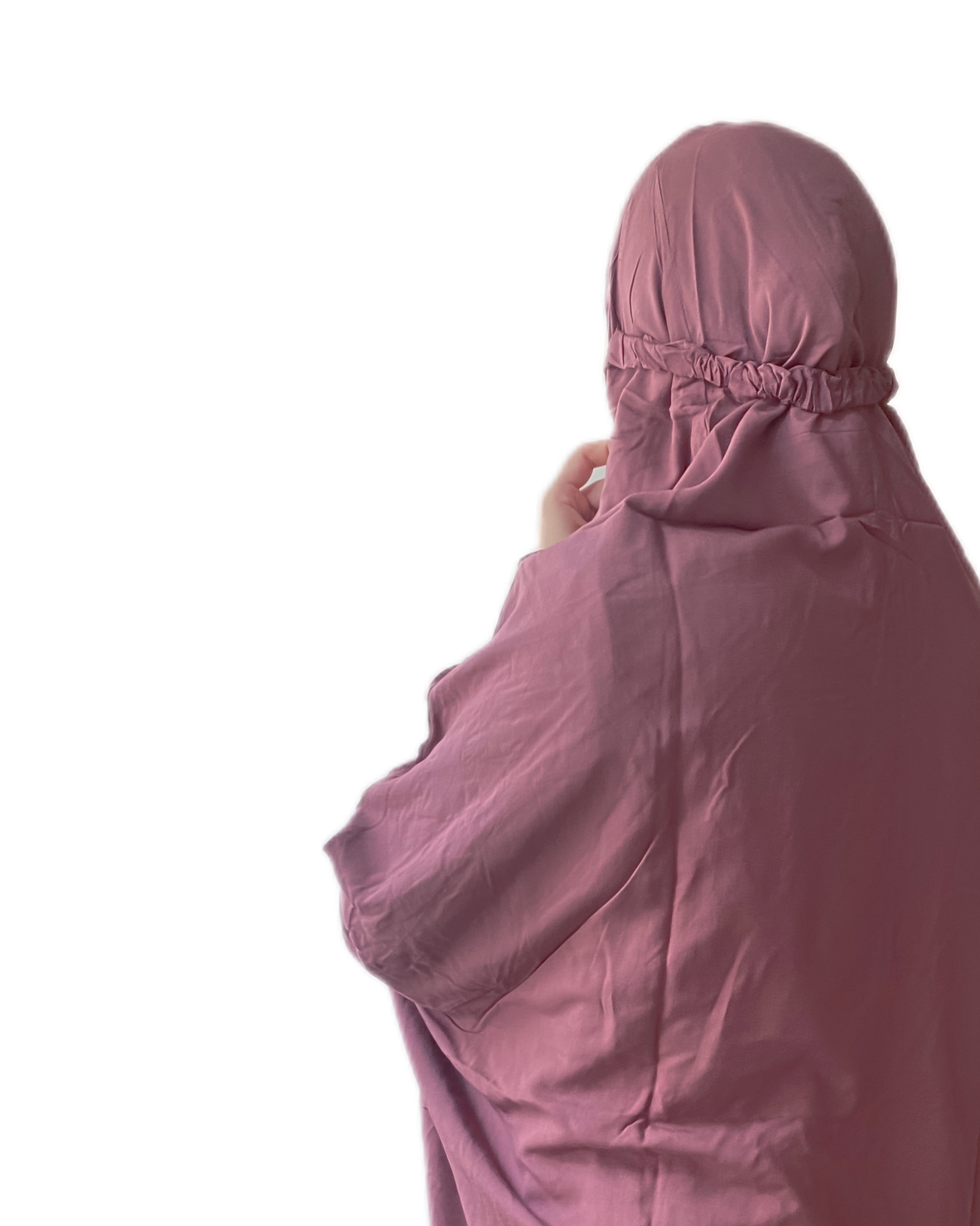 Namaz Chadar With Sleeves - Rose Tan – The Women Zone - A Hijab & Abaya ...