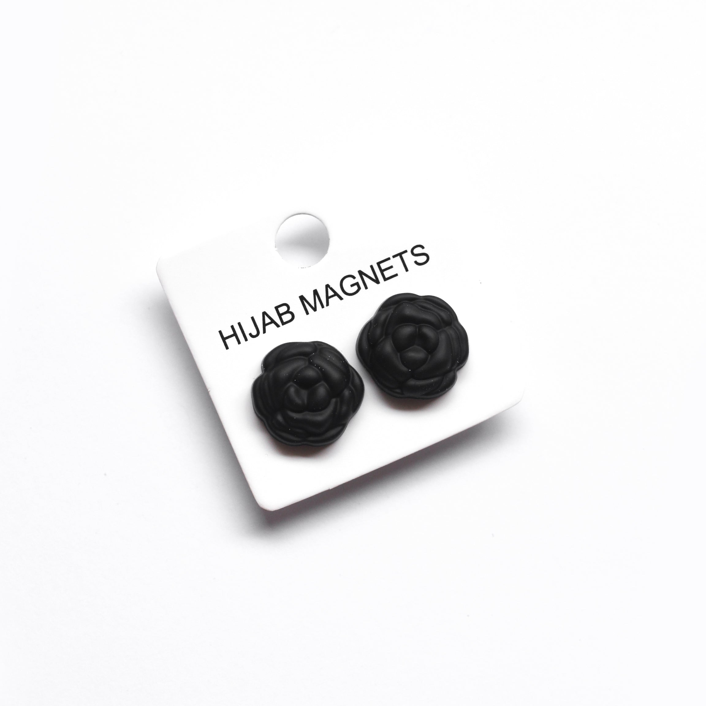 Matte Hijab Magnets (Rose) - Black – The Women Zone - A Hijab & Abaya Brand