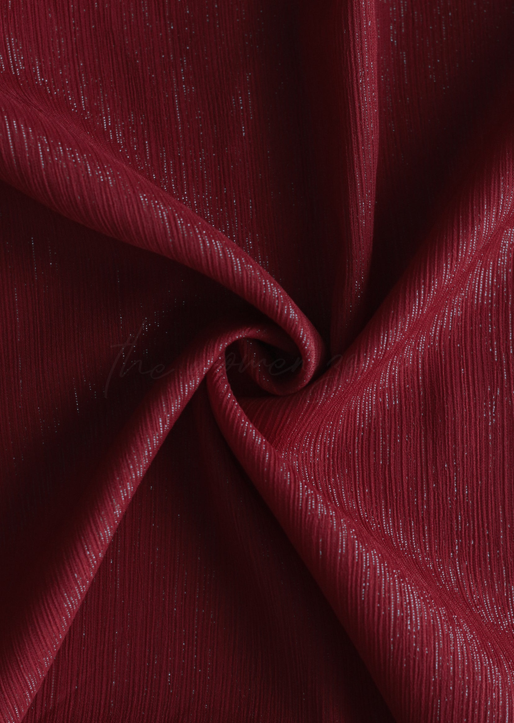 Metallic Chiffon - Maroon – The Women Zone - A Hijab & Abaya Brand