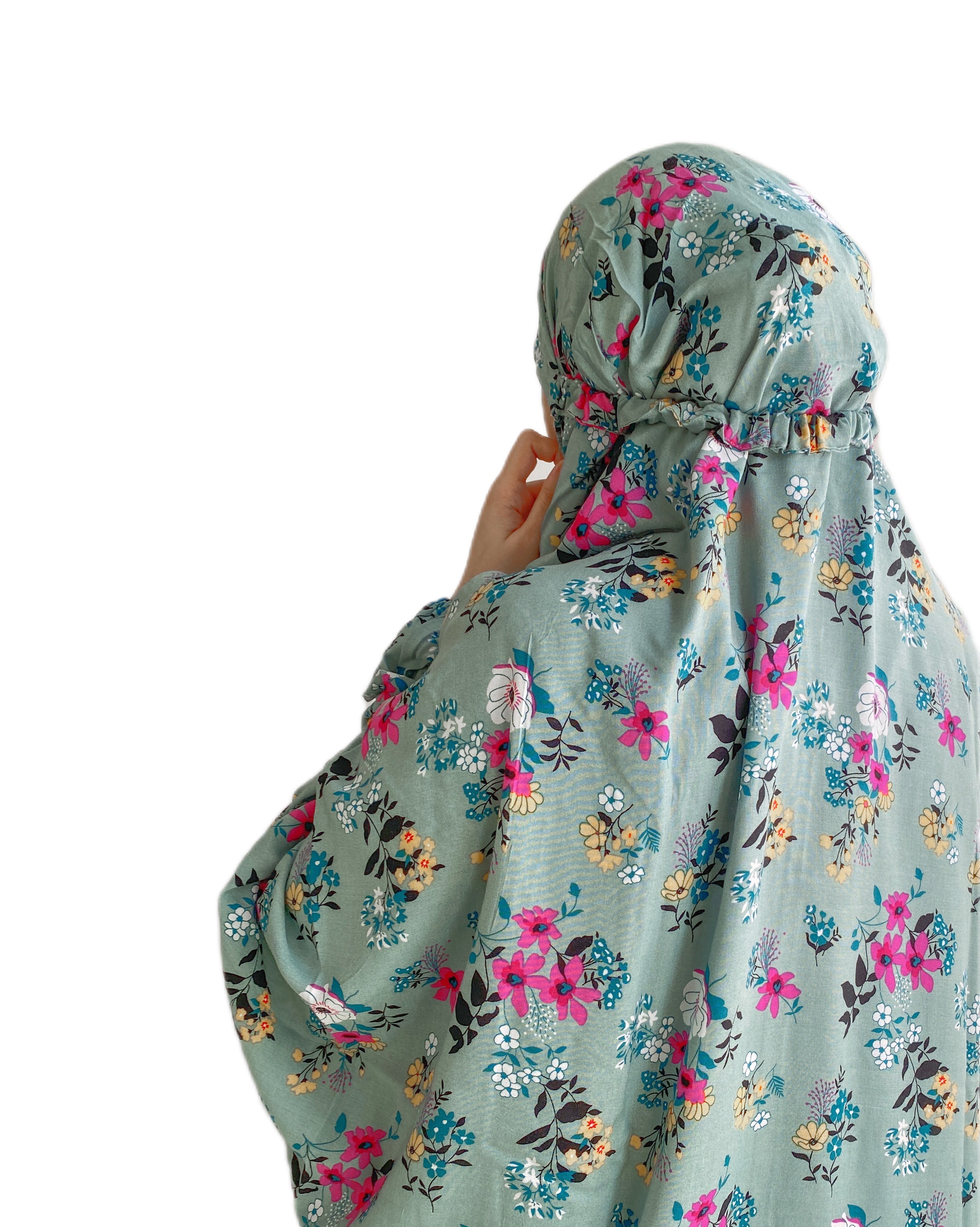 Namaz Chadar With Sleeves - Aakifa – The Women Zone - A Hijab & Abaya Brand
